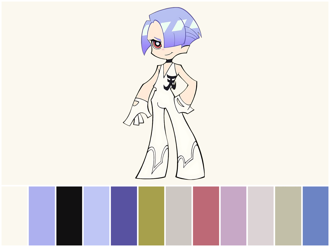 Polyester Color Palette - Panty & Stocking With Garterbelt