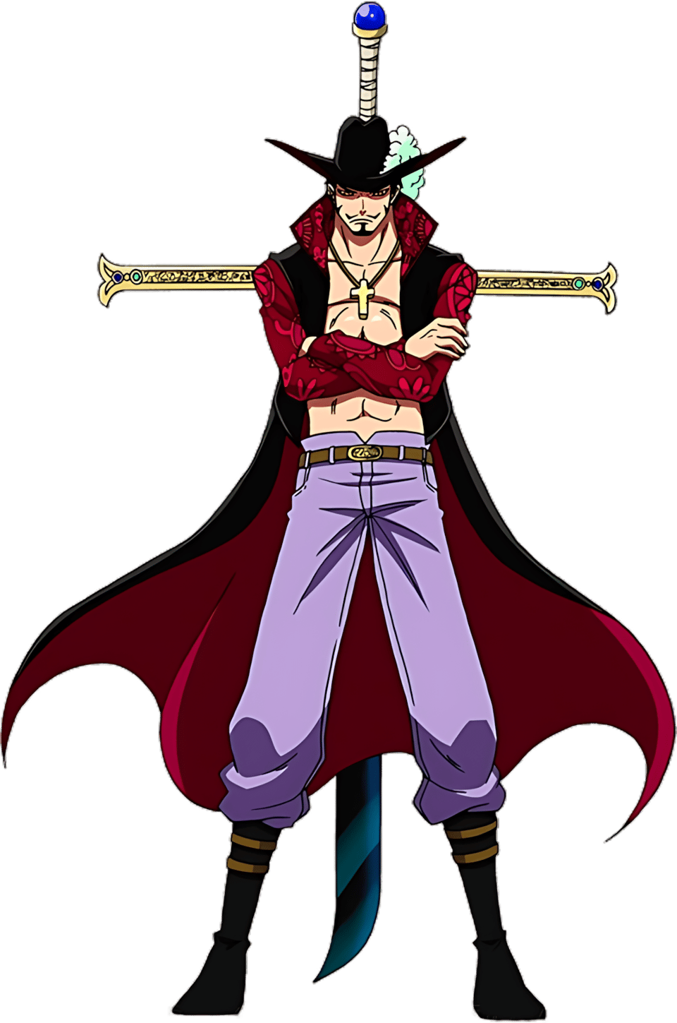 Dracule Mihawk Color Palette - One Piece