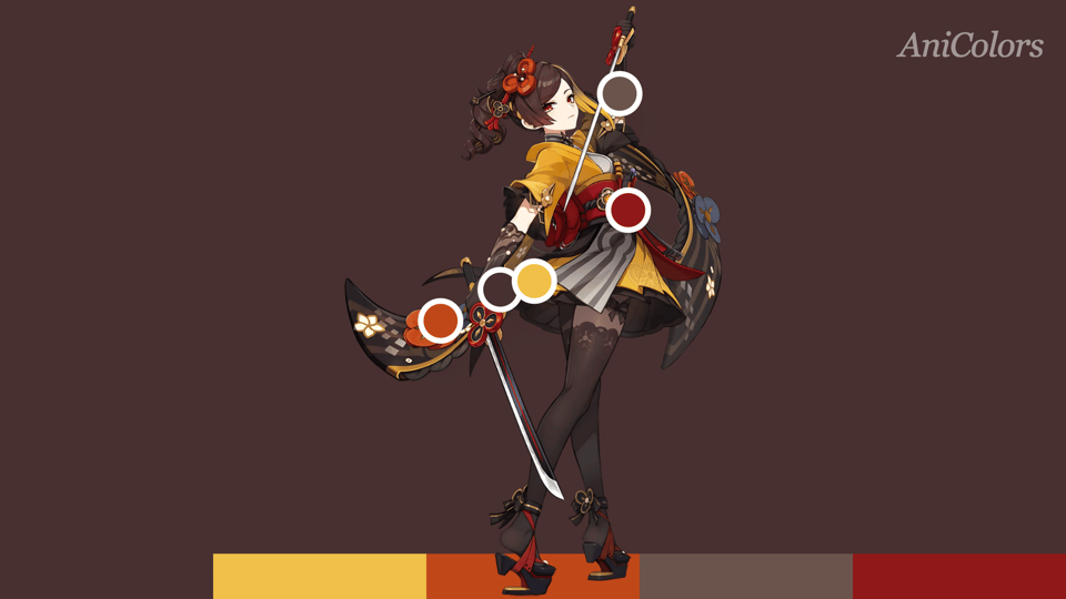 Chiori Color Palette - Genshin Impact
