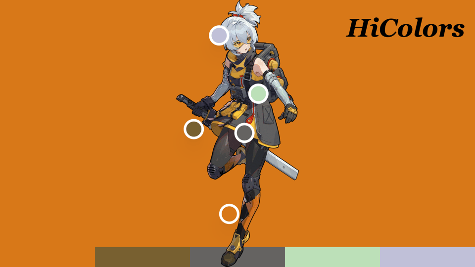 Soldier 11 Color Palette - Zenless Zone Zero