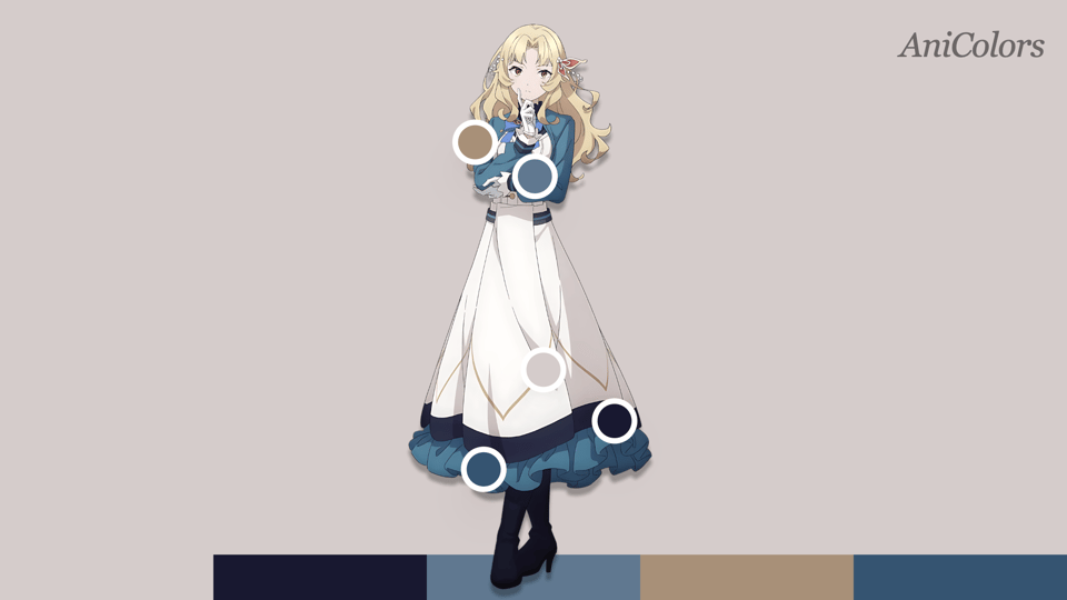 Bridget Greyham Color Palette - Silent Witch: Chinmoku No Majo No ...