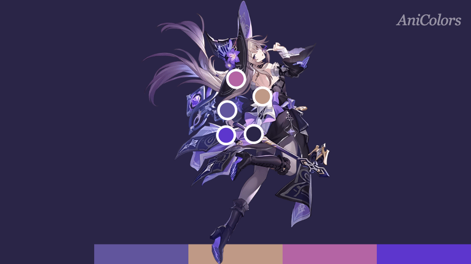 The Herta Color Palette - Honkai: Star Rail