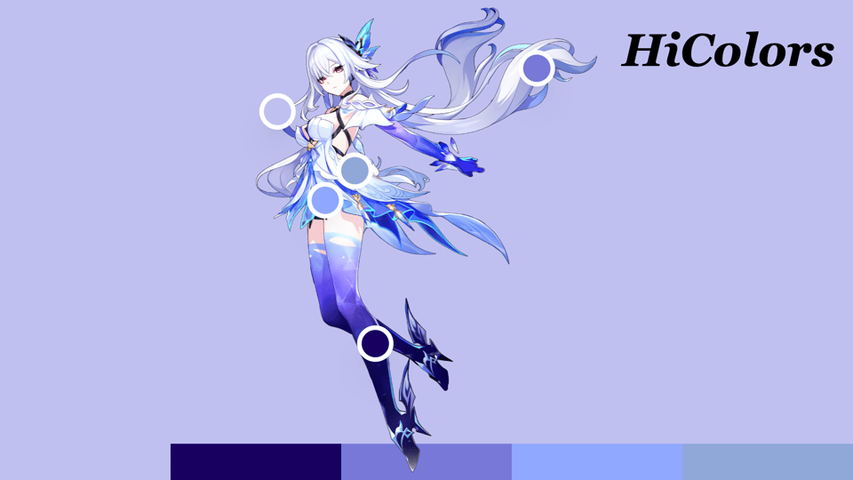 Skirk Color Palette - Genshin Impact