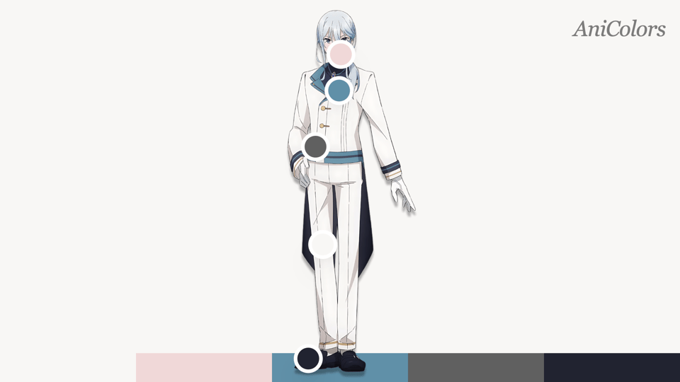 Cyril Ashley Color Palette - Silent Witch: Chinmoku No Majo No Kakushigoto