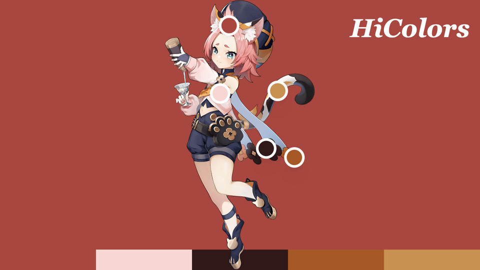Diona Color Palette - Genshin Impact