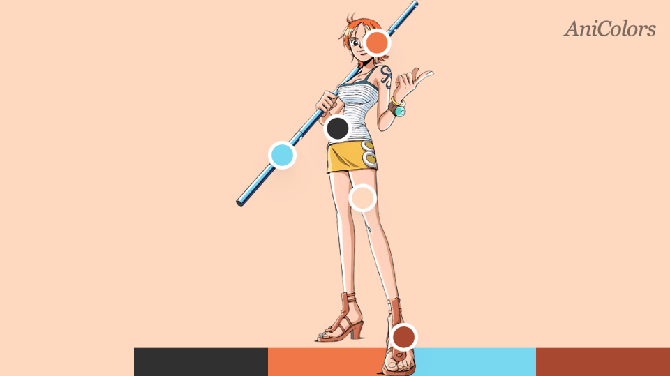Nami Color Palette - One Piece