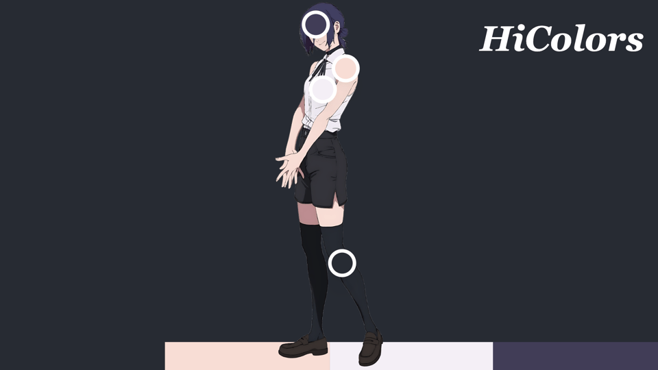 Reze Color Palette - Chainsaw Man