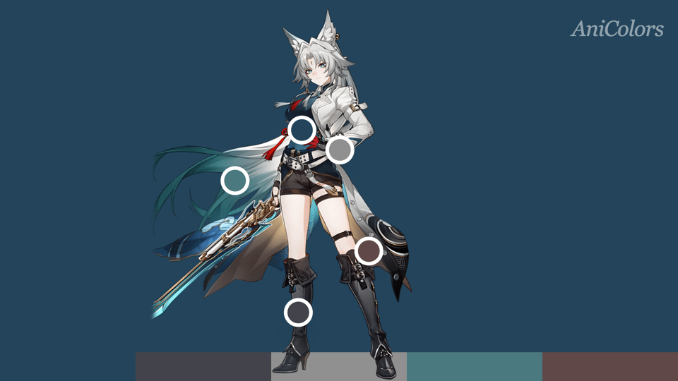 Firefly Color Palette - Honkai: Star Rail