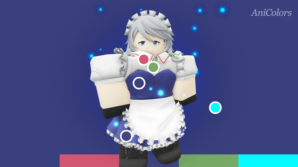 Sakuya Color Palette - Anime Vanguards