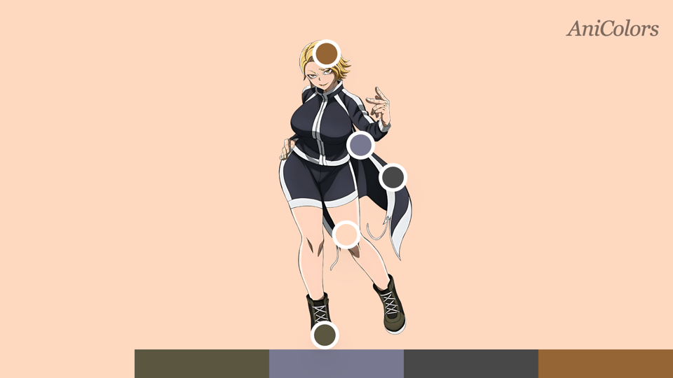 Kuina Sazanami Color Palette - Tougen Anki: Legend Of The Cursed Blood