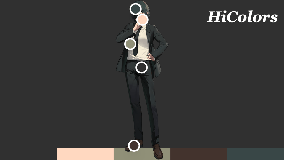 Himeno Color Palette - Chainsaw Man