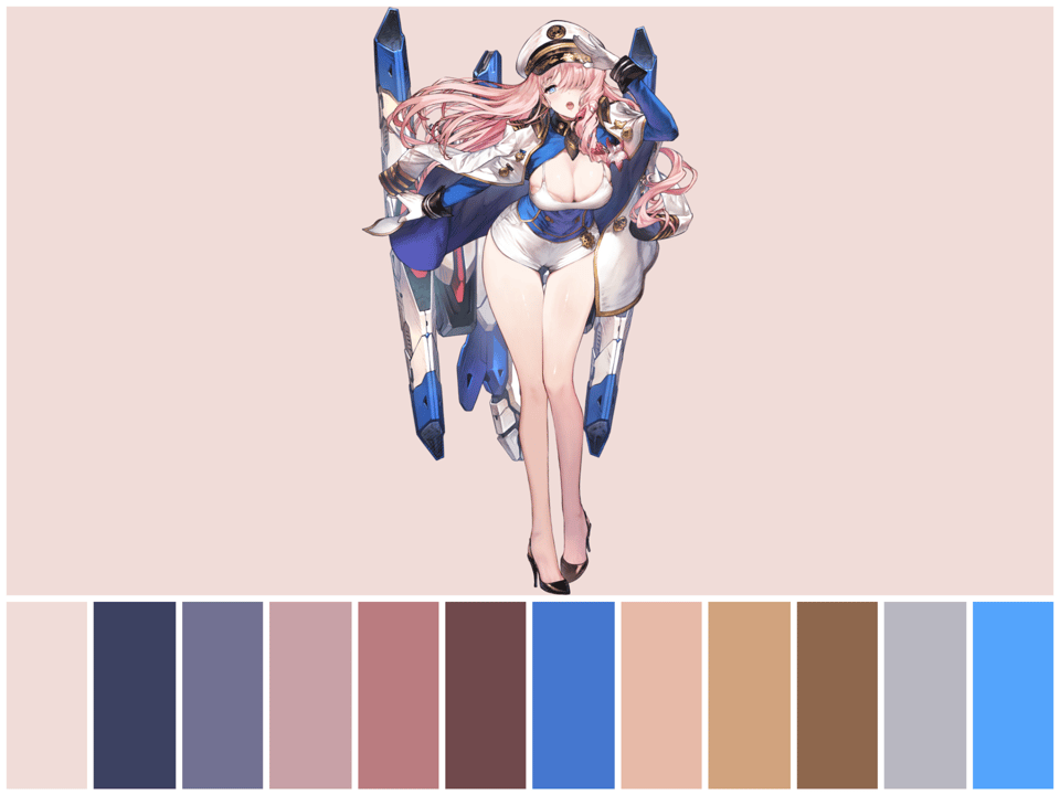 Sylvia Admiral Color Palette - Browndust2