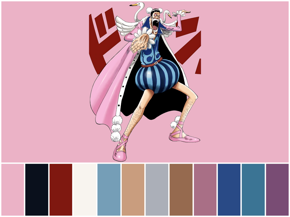 Bon Clay Color Palette - One Piece