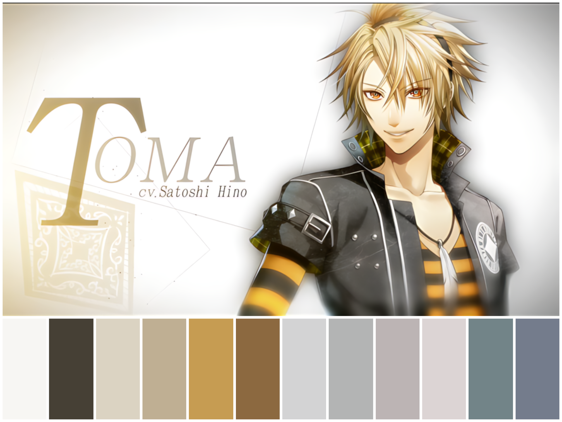 Toma Color Palette - Amnesia (anime)