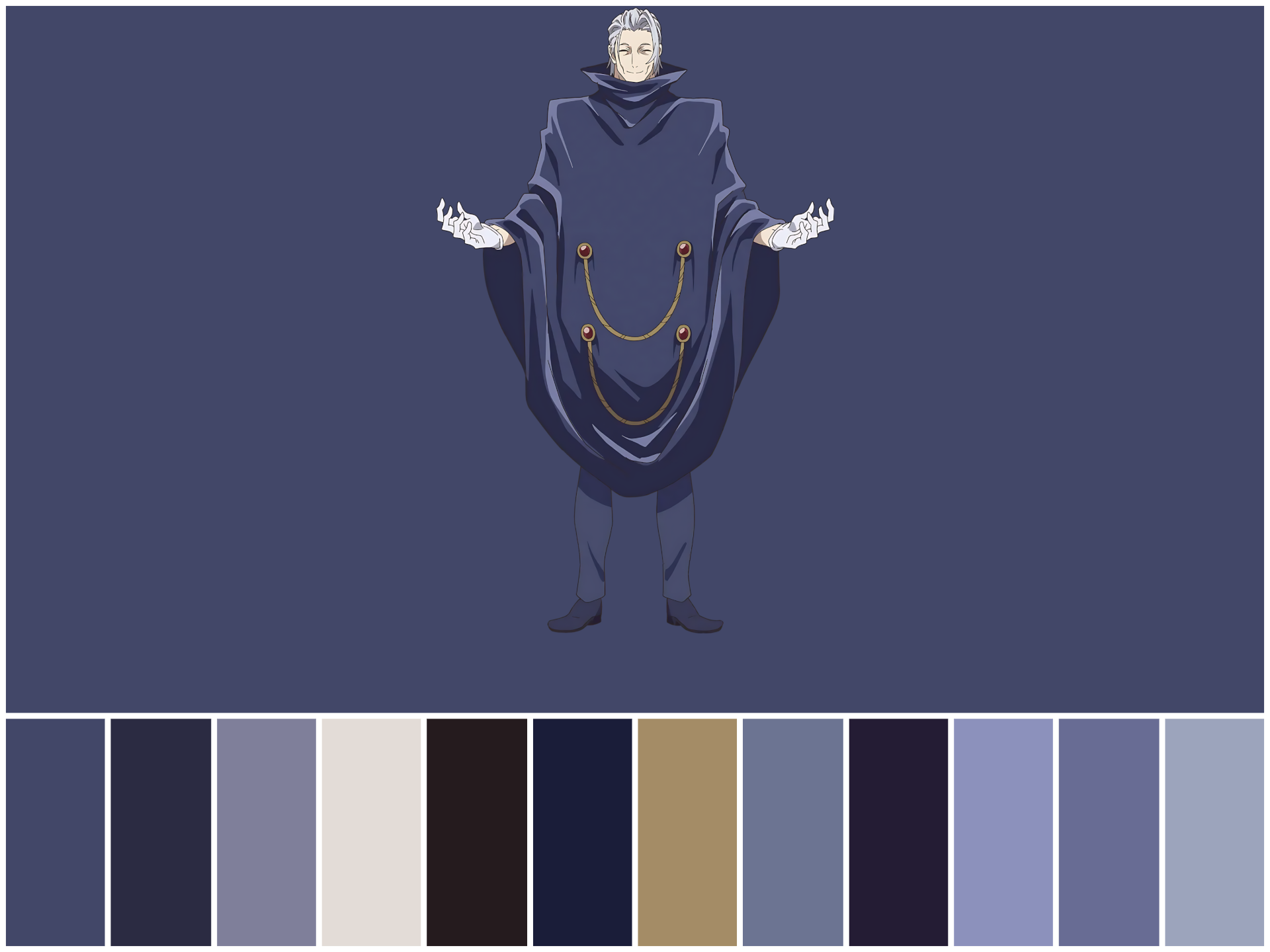 Mysterious Priest Color Palette - I Was Reincarnated As The 7th Prince ...